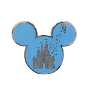 Jewelry | Disney Castle Tinkerbell Enamel Pin | Poshmark